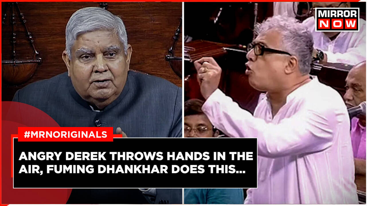 Angry Derek Throws Hands In The Air, Fuming Dhankhar Does This ...