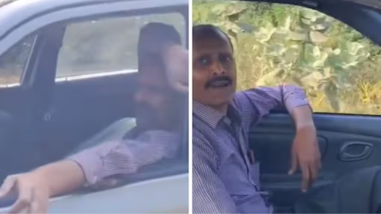 Tesla Alto?: Man Drives Car With His Foot From Passenger Seat, Amuses ...