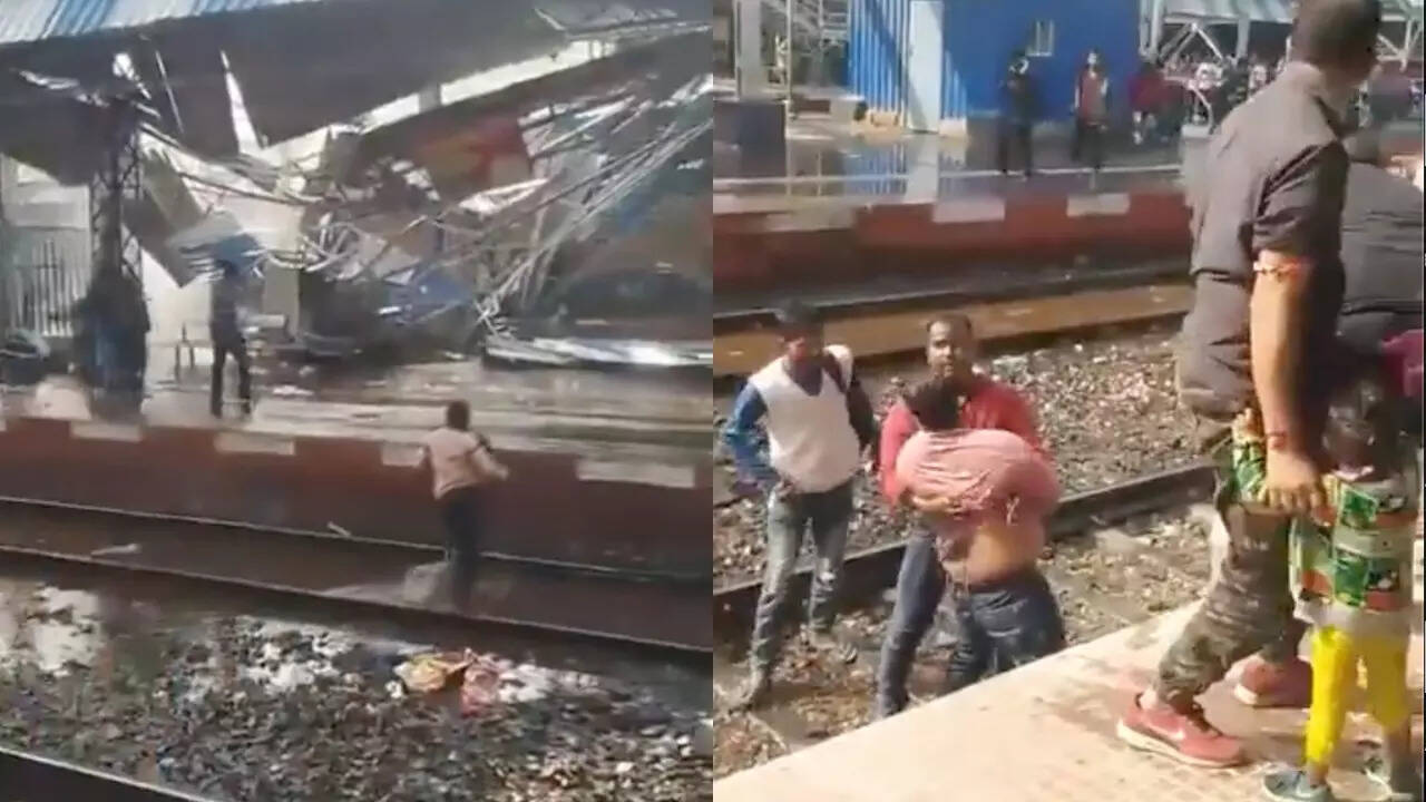 Bardhama Station Water Tank Collapse: Aftermath Captured in Viral Video ...