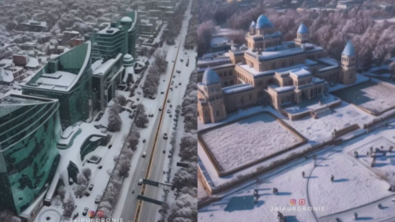 Jaipur: 'Snow In Jaipur?' This AI-Generated Video Will Stun You | Viral ...