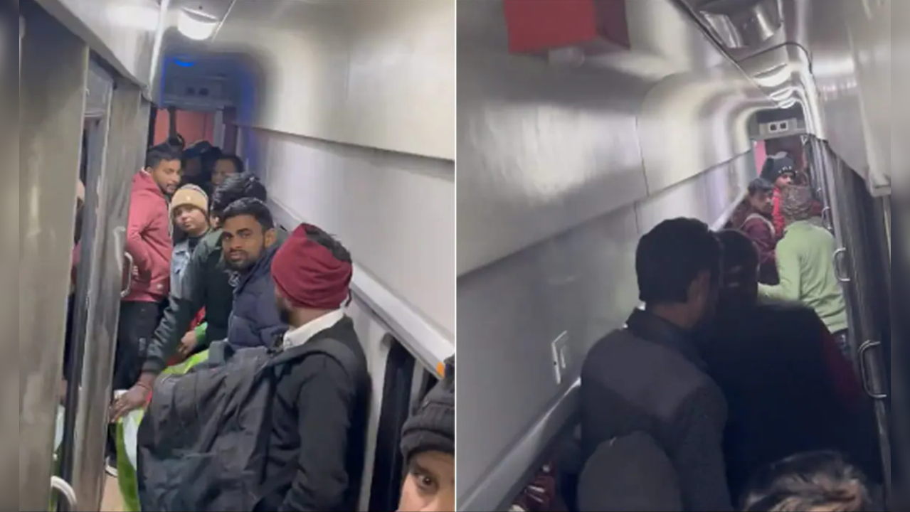 Watch: Ticketless Passengers Crowd Train's AC Coach | What Railways ...