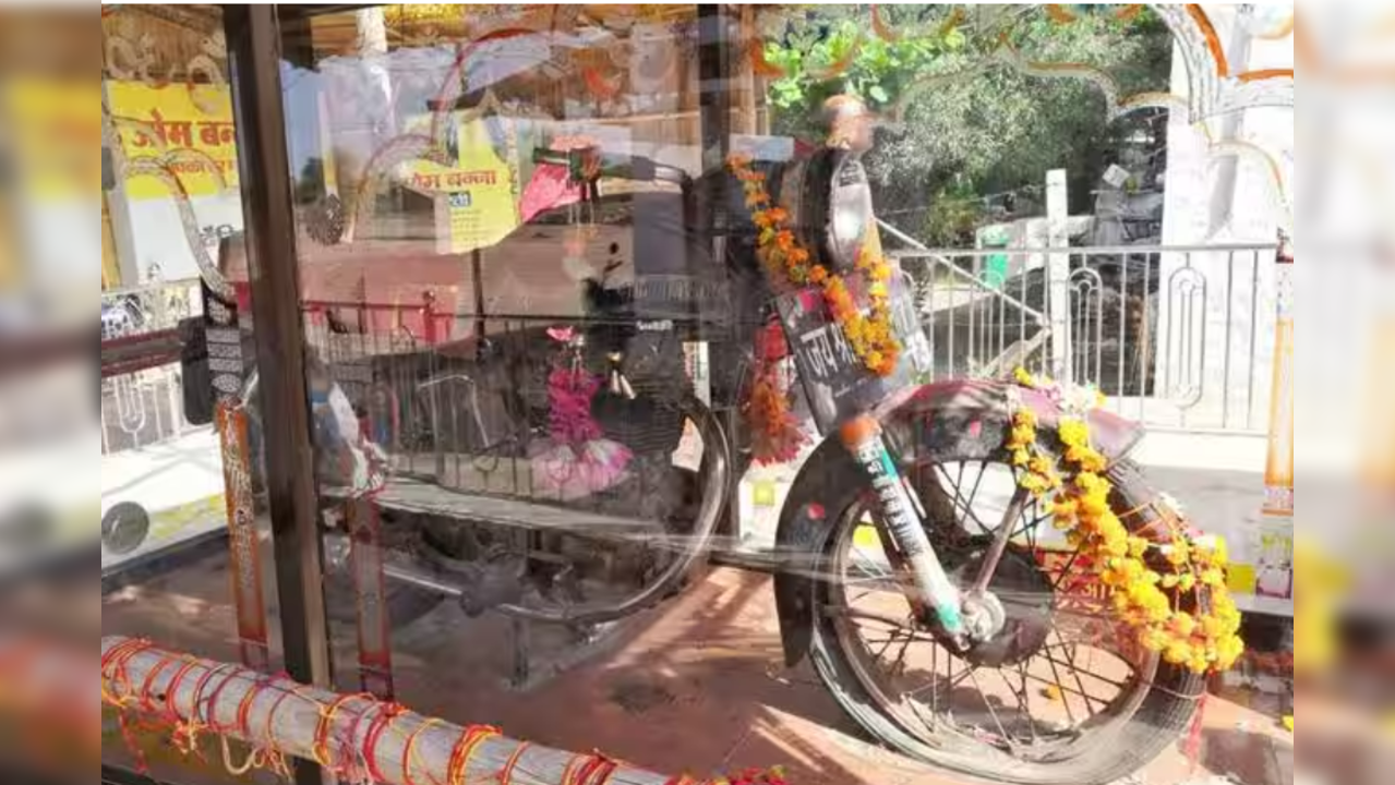 THE FASCINATING TALE OF BULLET BABA, A TEMPLE WHERE ROYAL ENFIELD IS ...