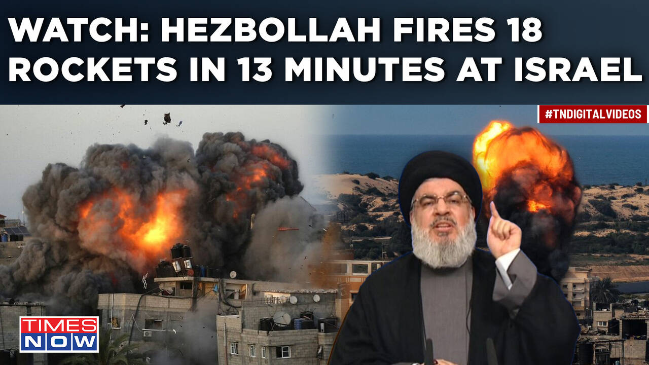 Israeli Post Near Navy Base In Rosh Hanikra Attacked By Hezbollah |18 Rockets Fired In 13 ...