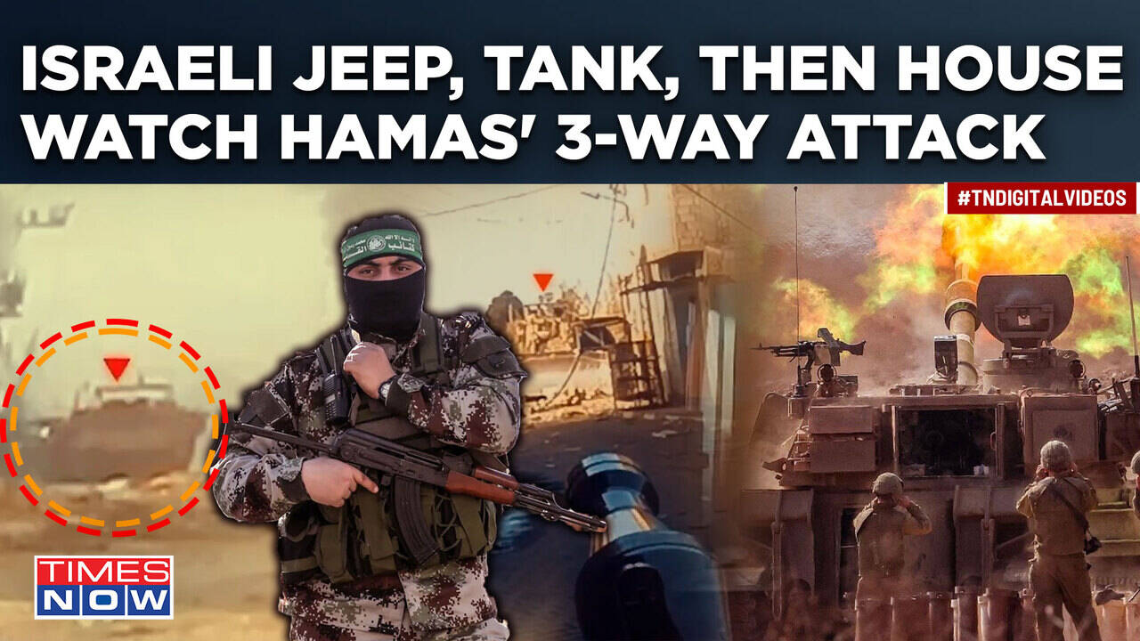 Hamas Puts Out Video Of Three Way Attack On IDF In Gaza As Militant ...