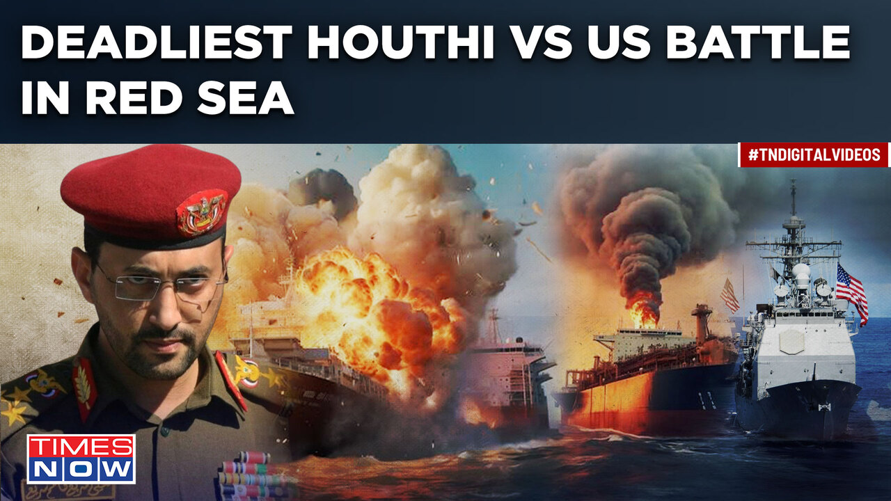 US Navy Helicopters Return Fire At Houthi Rebels After Attack On A ...