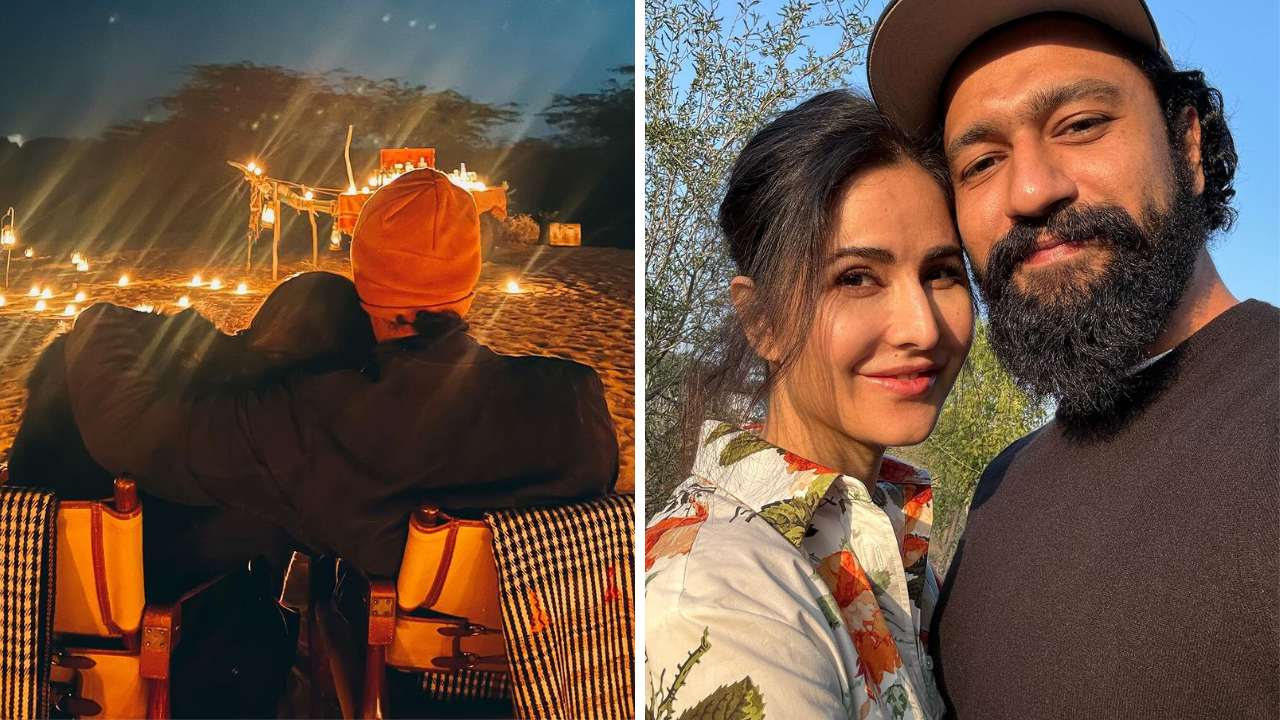 Katrina Kaif-Vicky Kaushal Cuddle By The Campfire As They Ring In New Year 2024. See Romantic ...