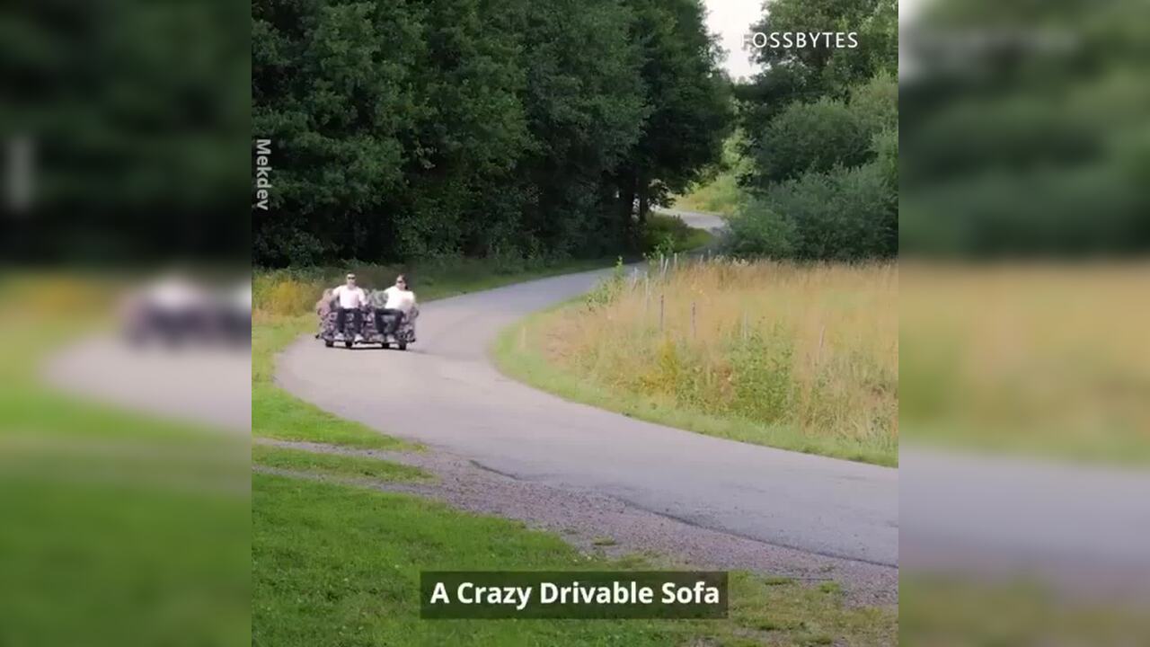 Viral Video: Men Turn Sofa into Drivable Car, Earn Praise from Anand ...