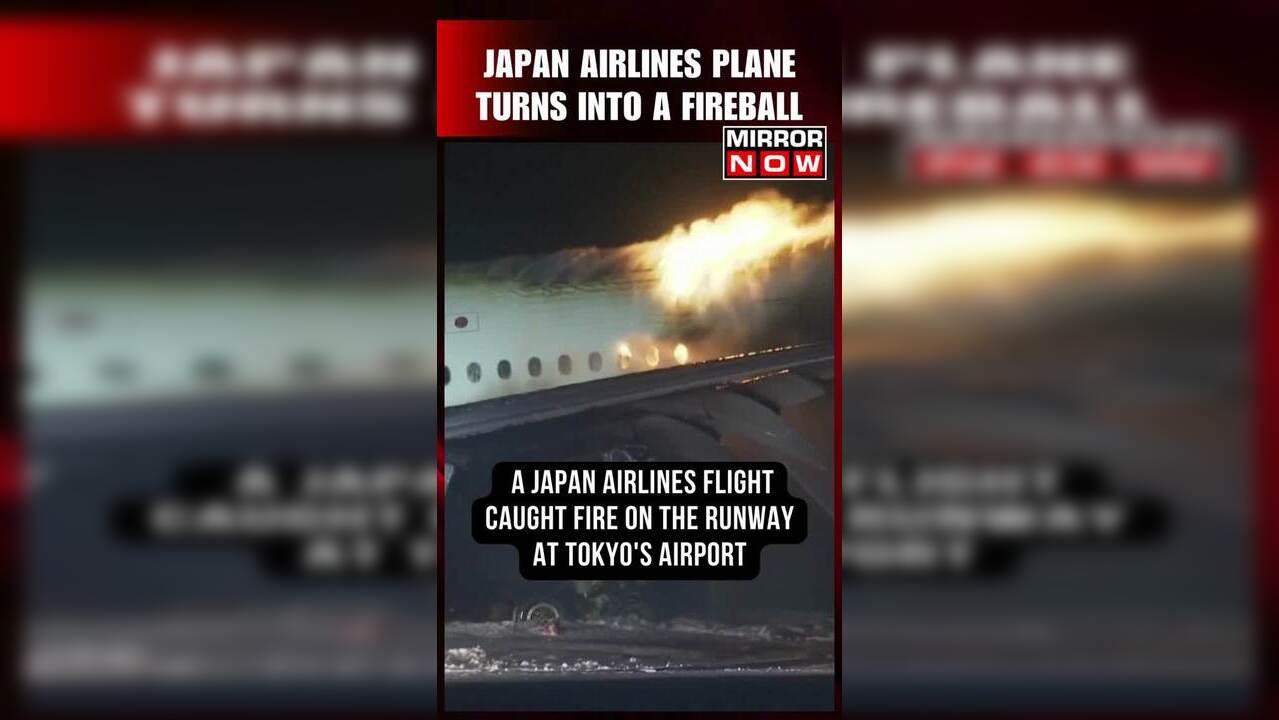 Japan Airlines Plane Turns Into A Fireball | Times Now