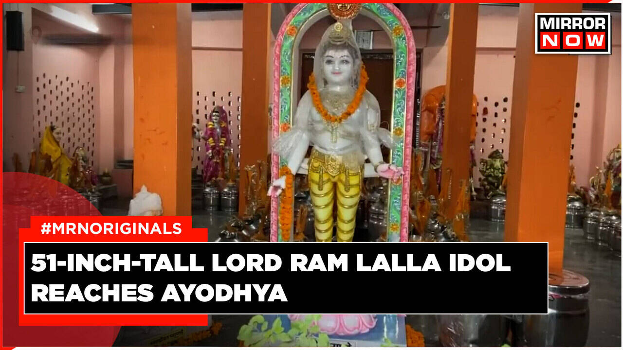 Jaipur Sculptor Creates 51-Inch Lord Ram Lalla Idol | Times Now