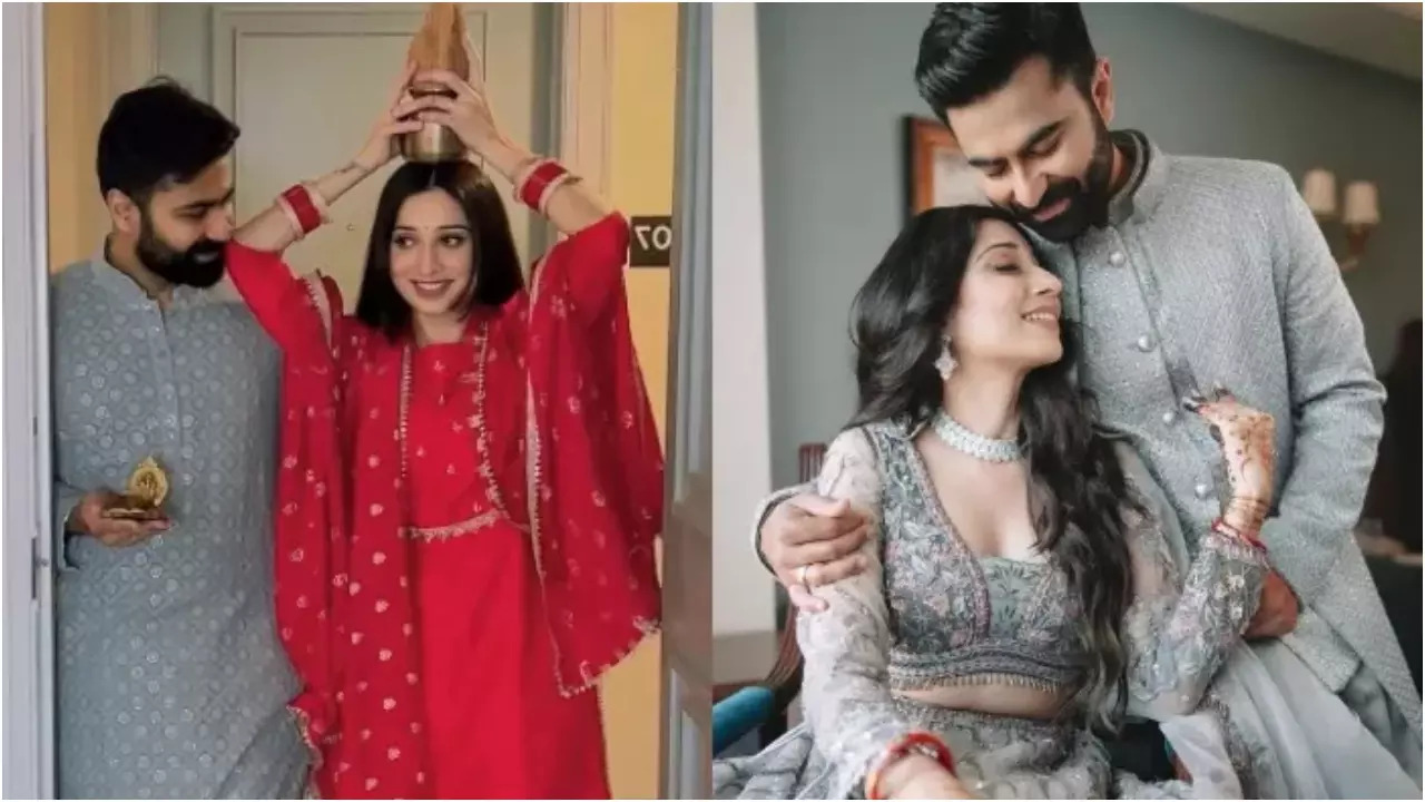 Vrushika Mehta: Newlywed Vrushika Mehta Shares Glimpse At Griha Pravesh ...