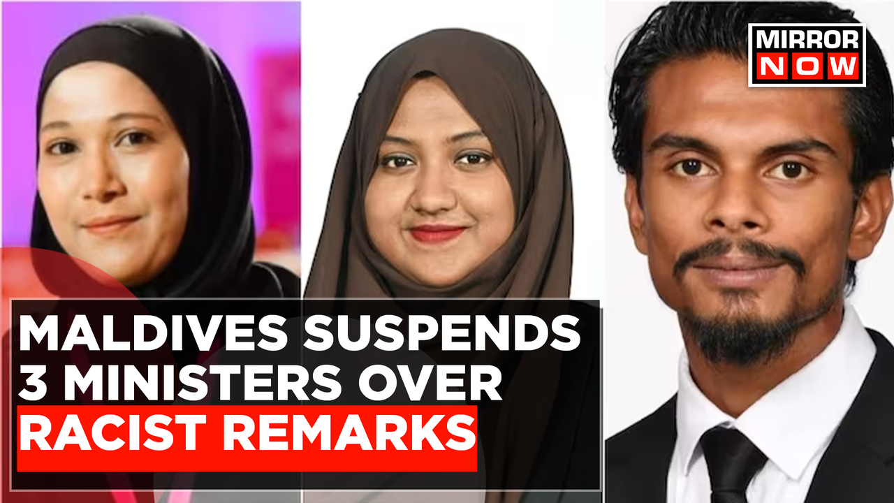 Maldives Suspends 3 Ministers For Racist Remarks Over PM Modi | Mariyam Shiuna | Malsha Shareef ...