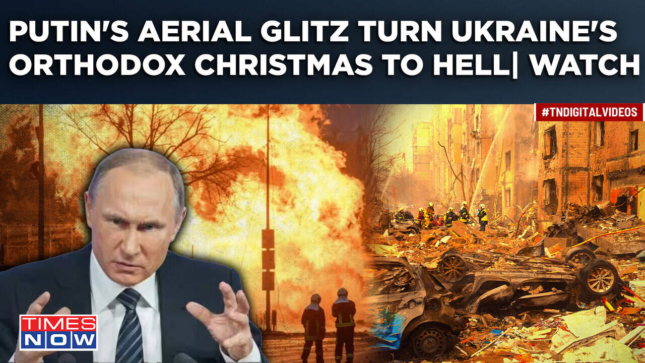 Putin Aerial Blitz Mar Ukraine's Orthodox Christmas| Missiles, 28 ...