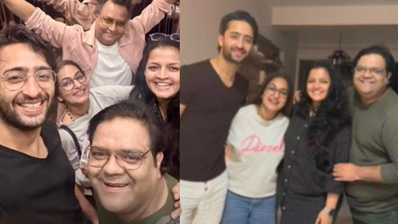 Shaheer Sheikh AKA Abeer REUNITES With The Cast Of Yeh Rishtey Hain ...