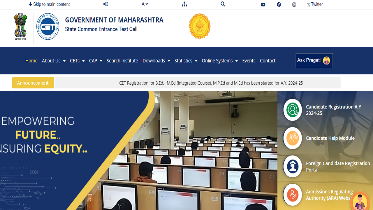 MAH CET Registration 2024 Begin for BEd, MEd and Other Courses on ...