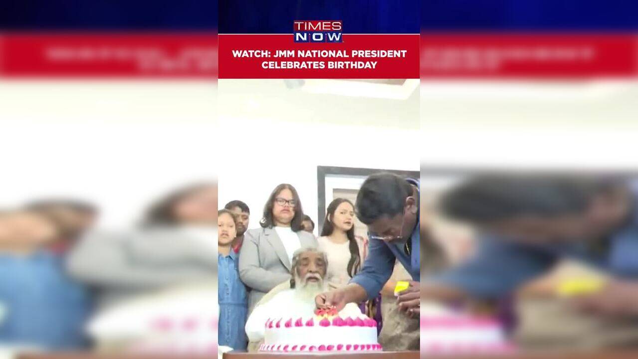JMM National President Shibu Soren Celebrates His Birthday With Family ...