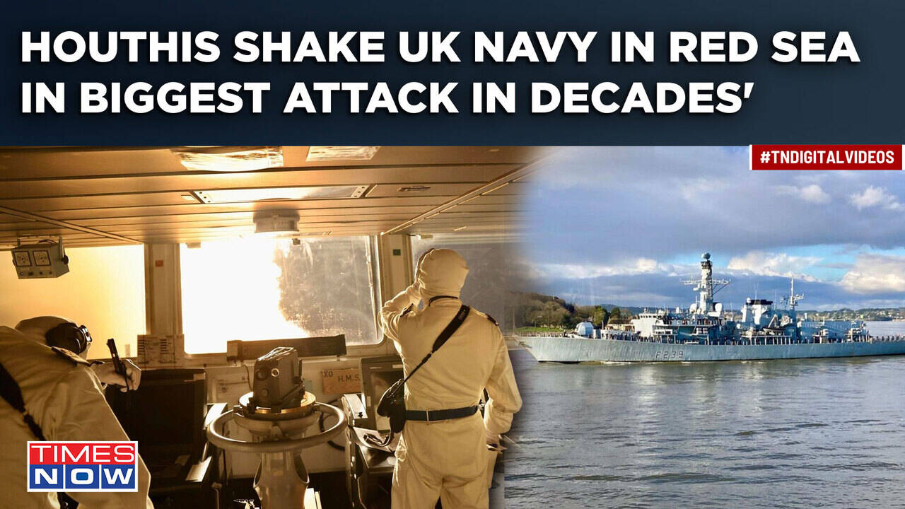 UK Rattled By Biggest Attack On Royal Navy In Red Sea Over Decades ...