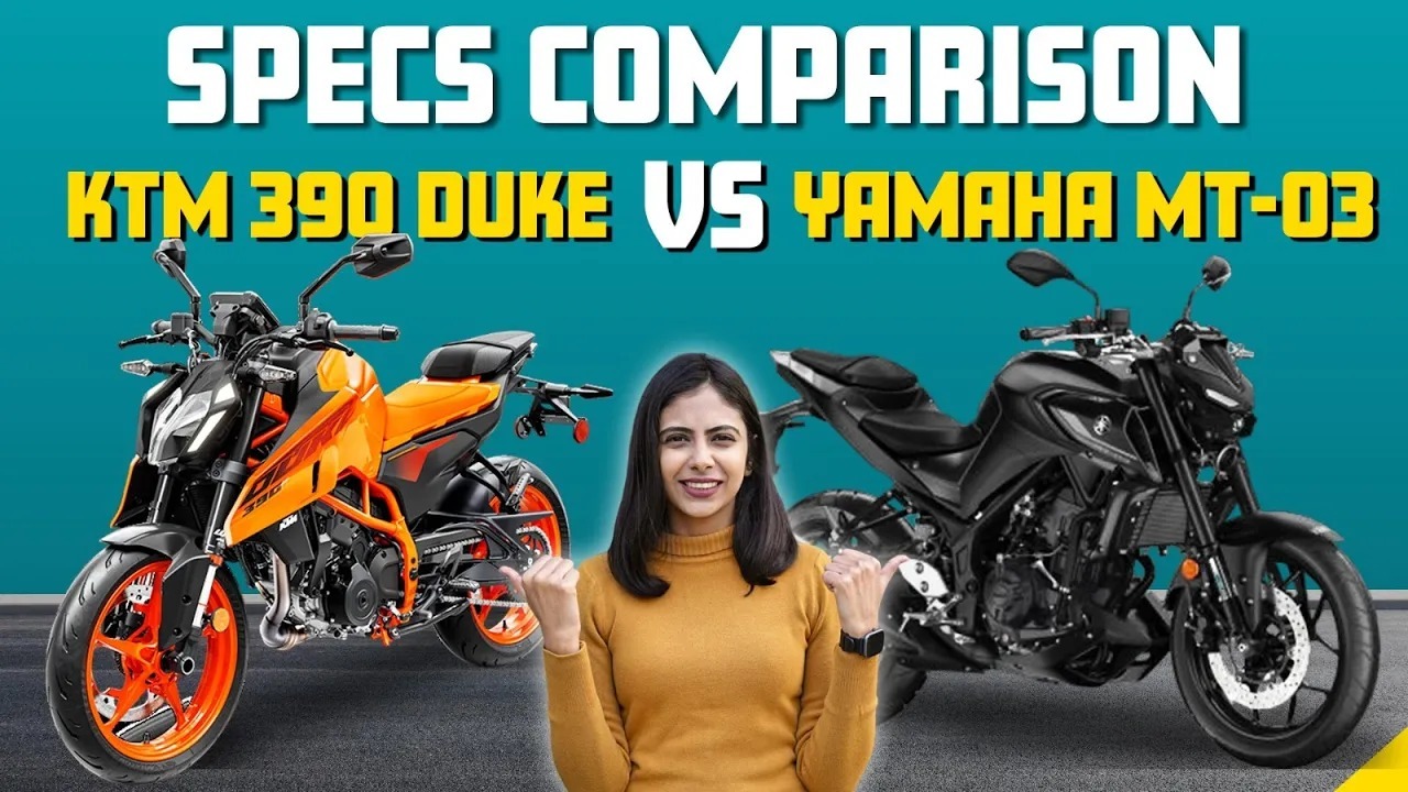 KTM Duke 390 VS Yamaha MT-03 | Looks, Feature & More | Bike Comparison | Times Now