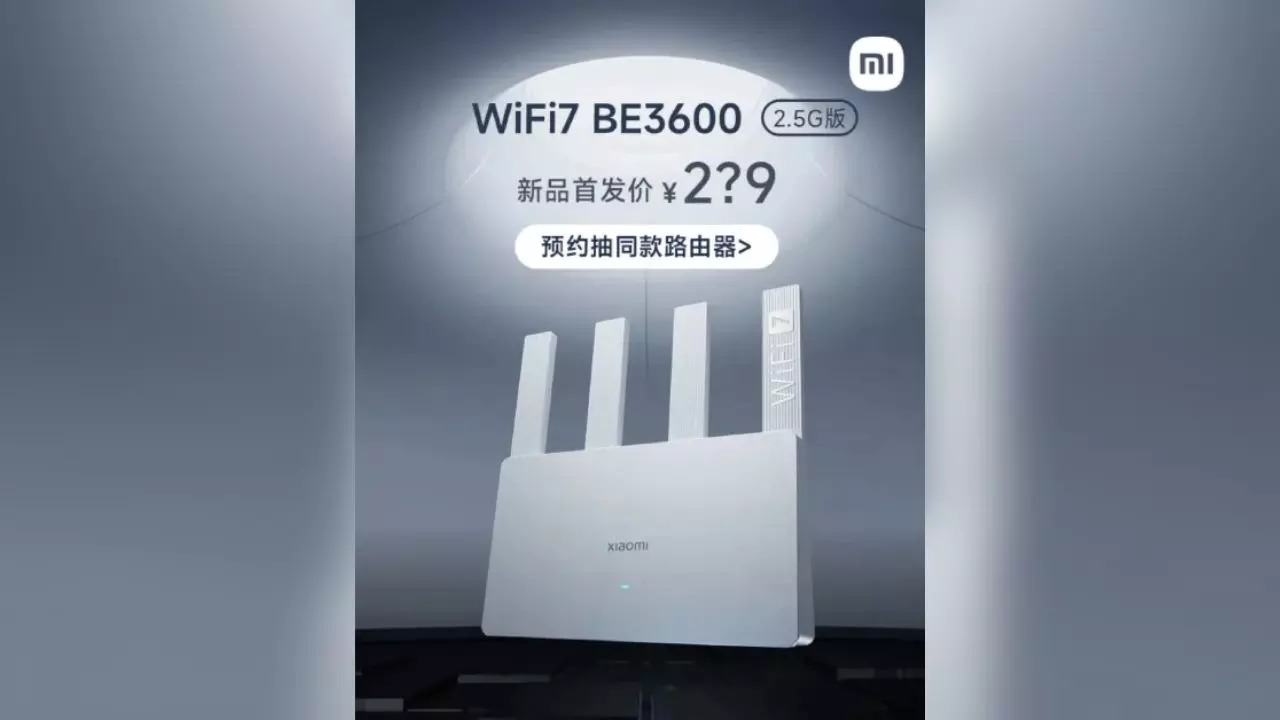 Xiaomi is launching its first-ever WiFi 7 router on January 30, pre ...
