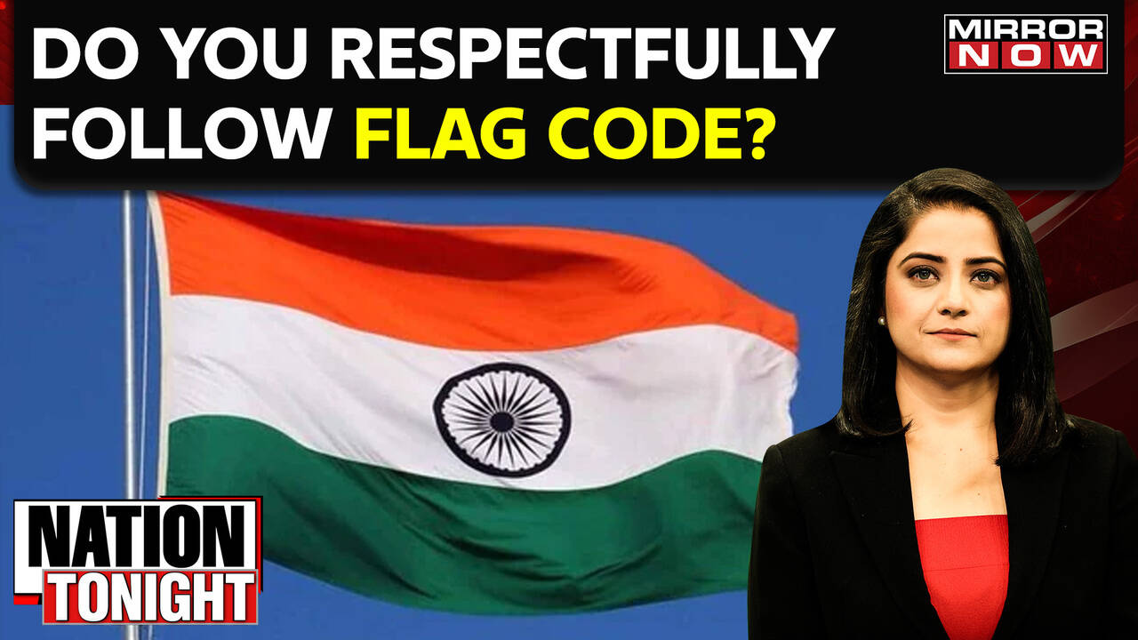 Do You Respectfully Follow Flag Code After Republic Day? Nation Tonight ...