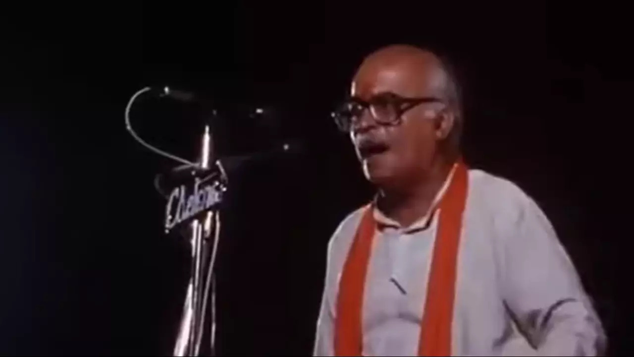 The Iconic 'Mandir Wahin Banayenge' Speech Of LK Advani That Shaped Ram ...
