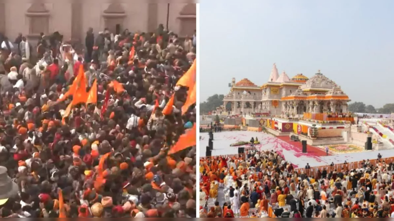 Ram Mandir Darshan: Ram Mandir Sees Massive Crowd; Chief Priest Says ...