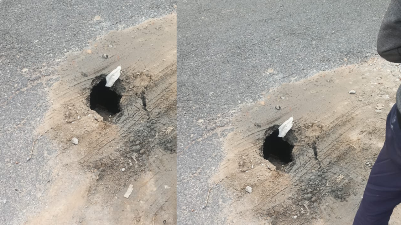 Delhi Traffic: Traffic Alert: Road Cave-in At DND Loop; Snarls on Delhi ...