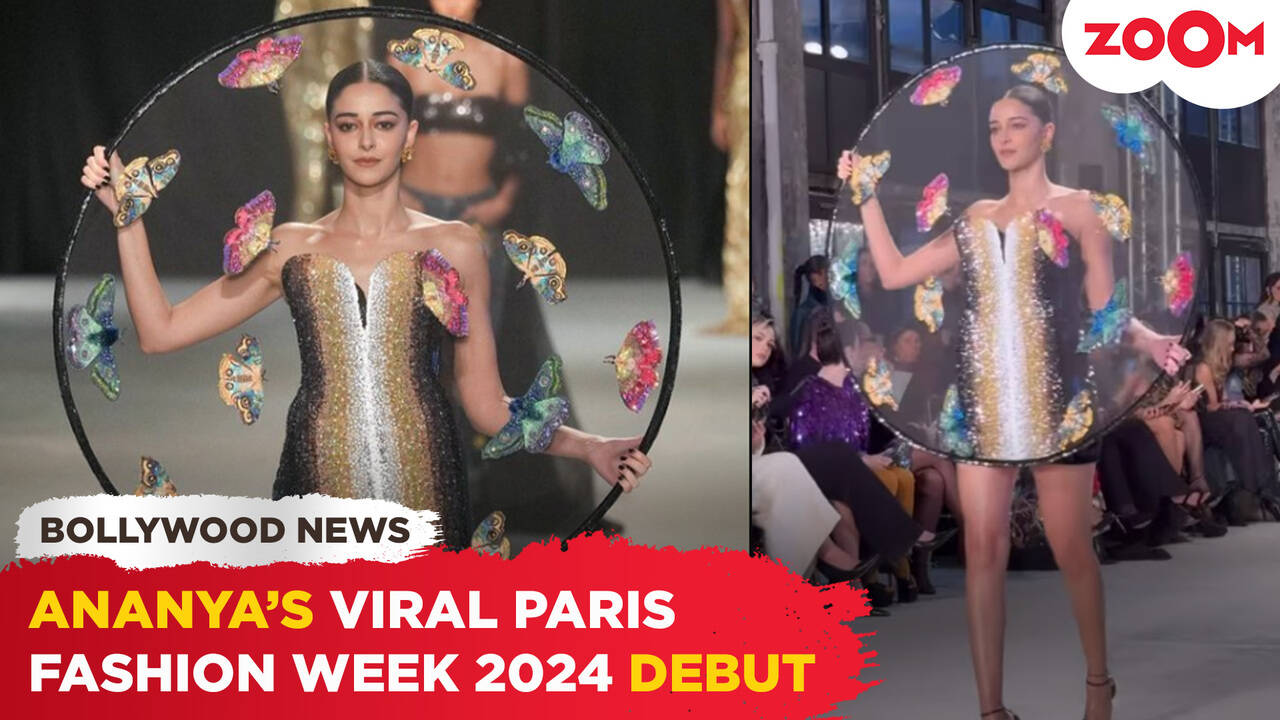 Ananya Panday’s VIRAL moment at her Paris Fashion Week debut | Times Now