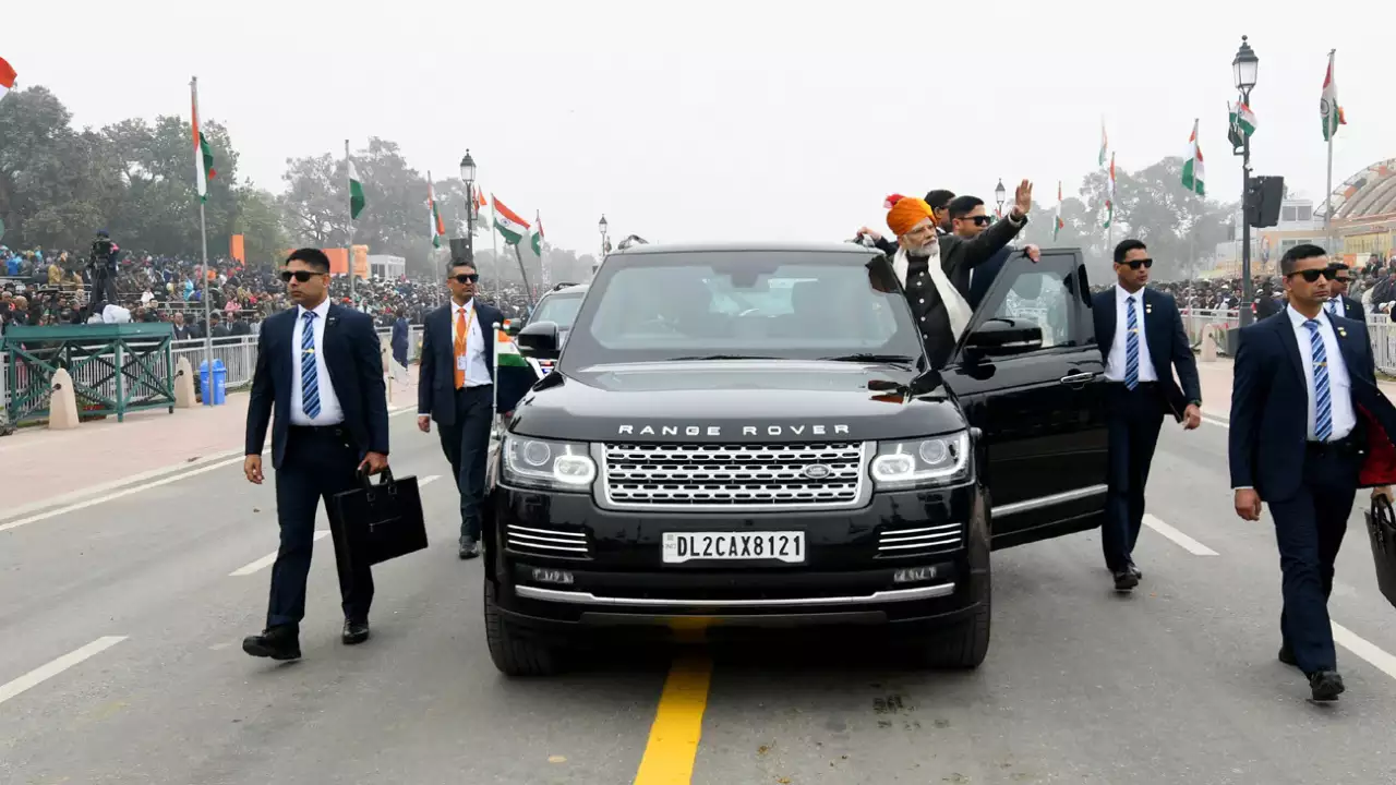 PM Modi car collection heavily armoured Range Rover Sentinel SUV and ...