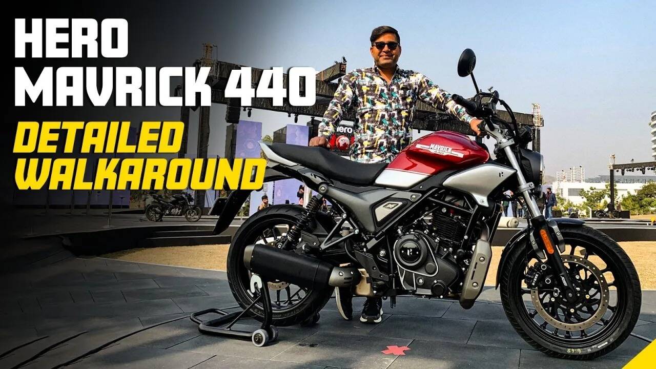Hero Mavrick 440 unveiled in India | Looks, Features & More | Detailed ...