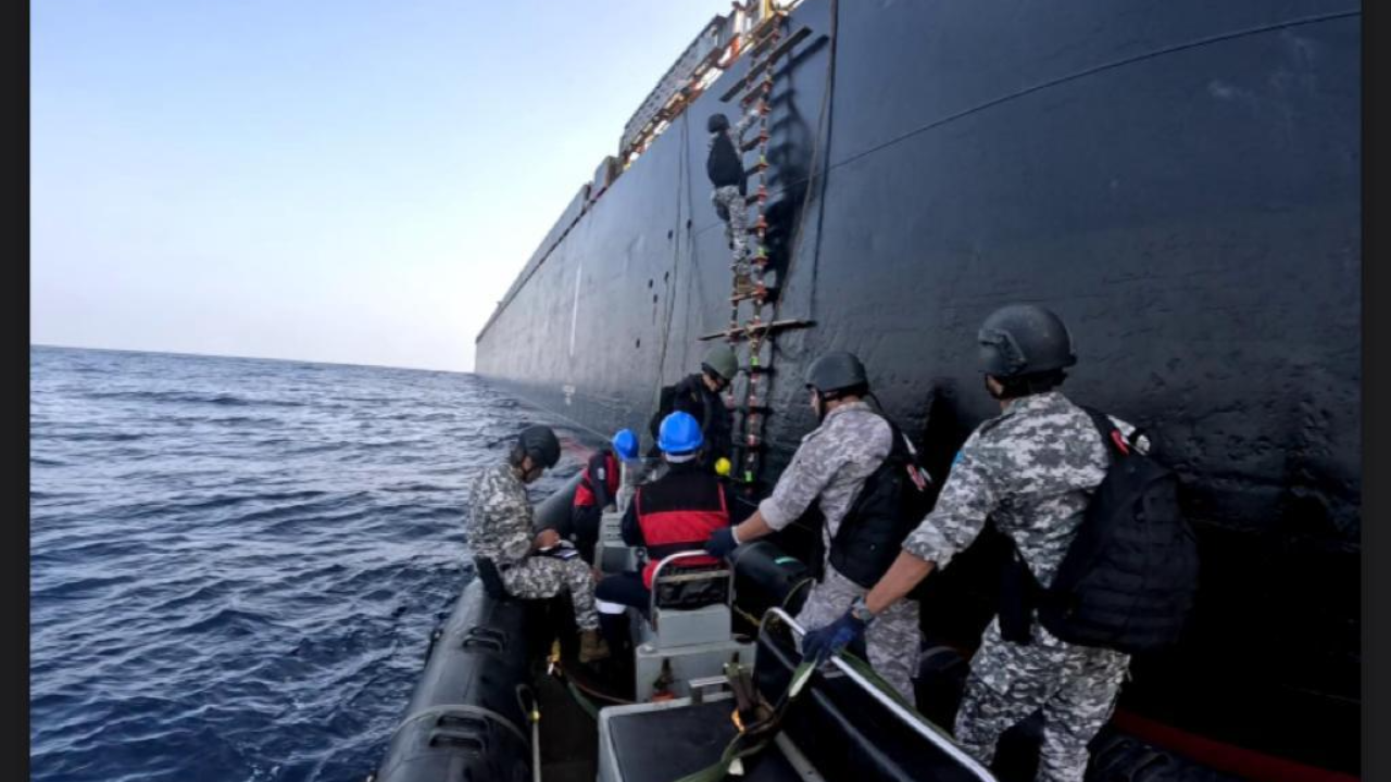Indian Navy's INS Visakhapatnam Responds to Drone Attack in Gulf Of ...