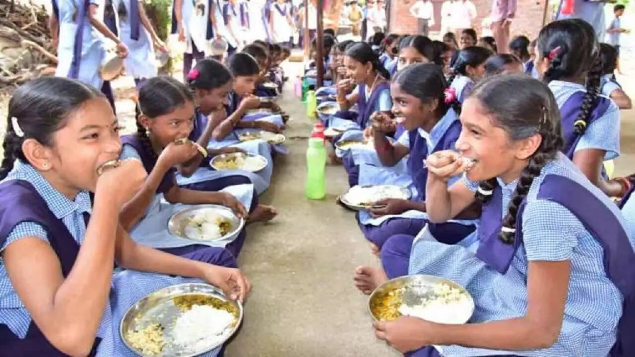 mid day meal government of maharashtra to identify veg or non veg ...