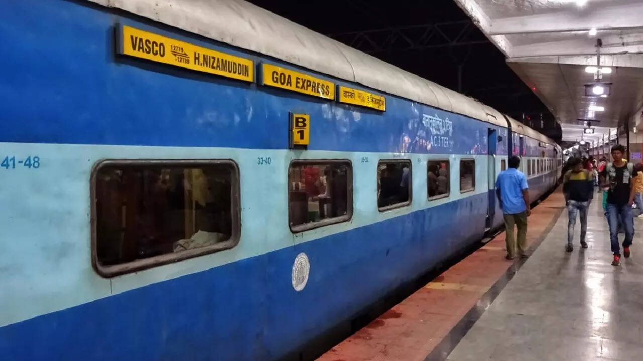 goa express route change via sangli miraj will run on konkan railway ...