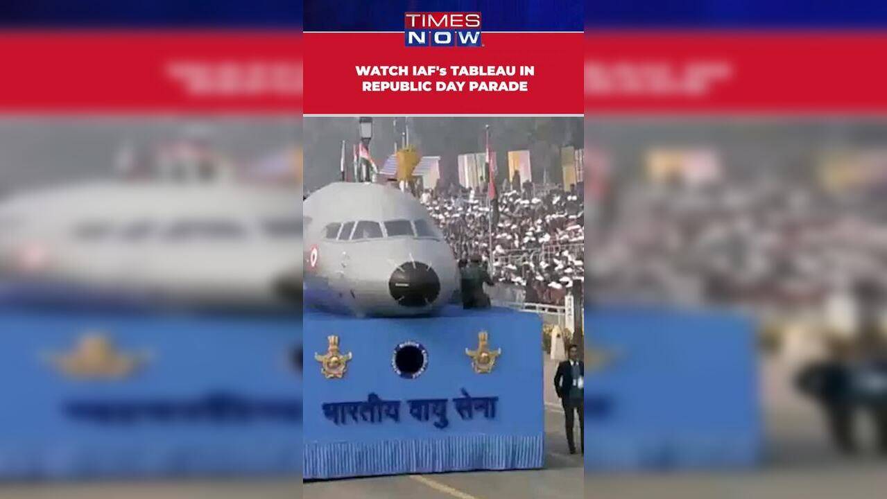 R-DAY: Indian Air Force Tableau Displays Theme 'Bharatiya Vayu Sena ...