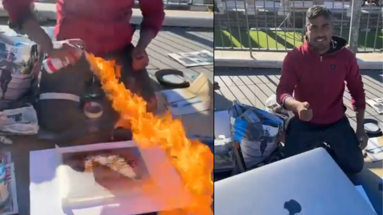 Watch: Street Artist Paints Colosseum On Apple MacBook; Netizens Say ...