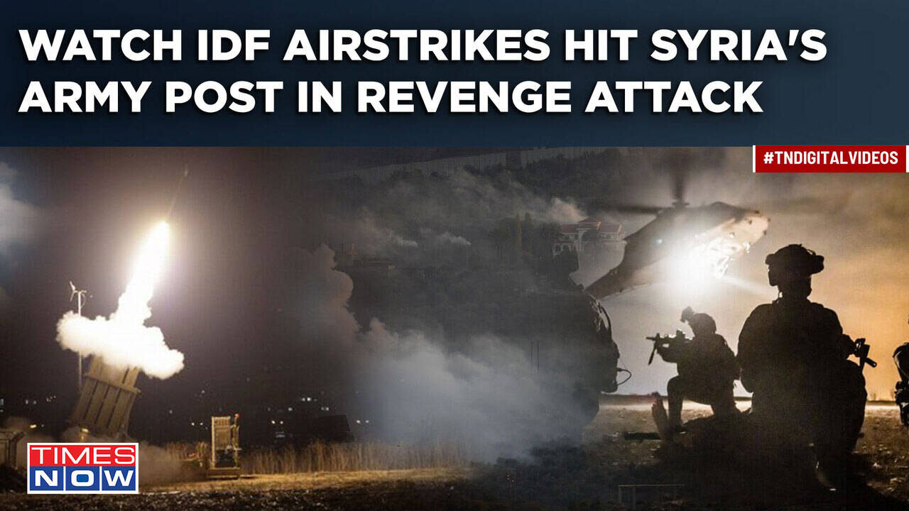 Israel Responds To Syria's Overnight Rocket Attack On Golan Heights ...