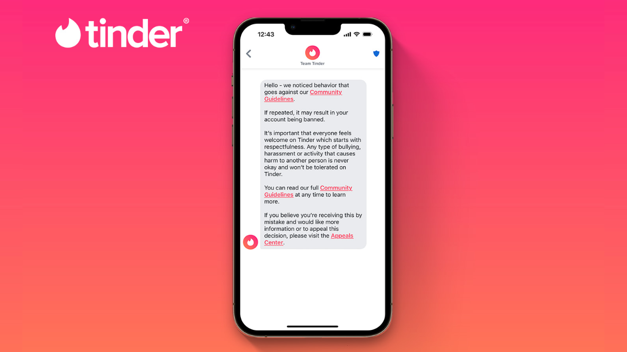 Tinder: Tinder Cracks Down On Bad Behaviour With New User Warnings ...