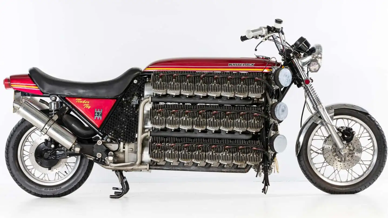 Whitelock Tinker Toy: This Unique 48-Cylinder Retro Kawasaki Can Be ...
