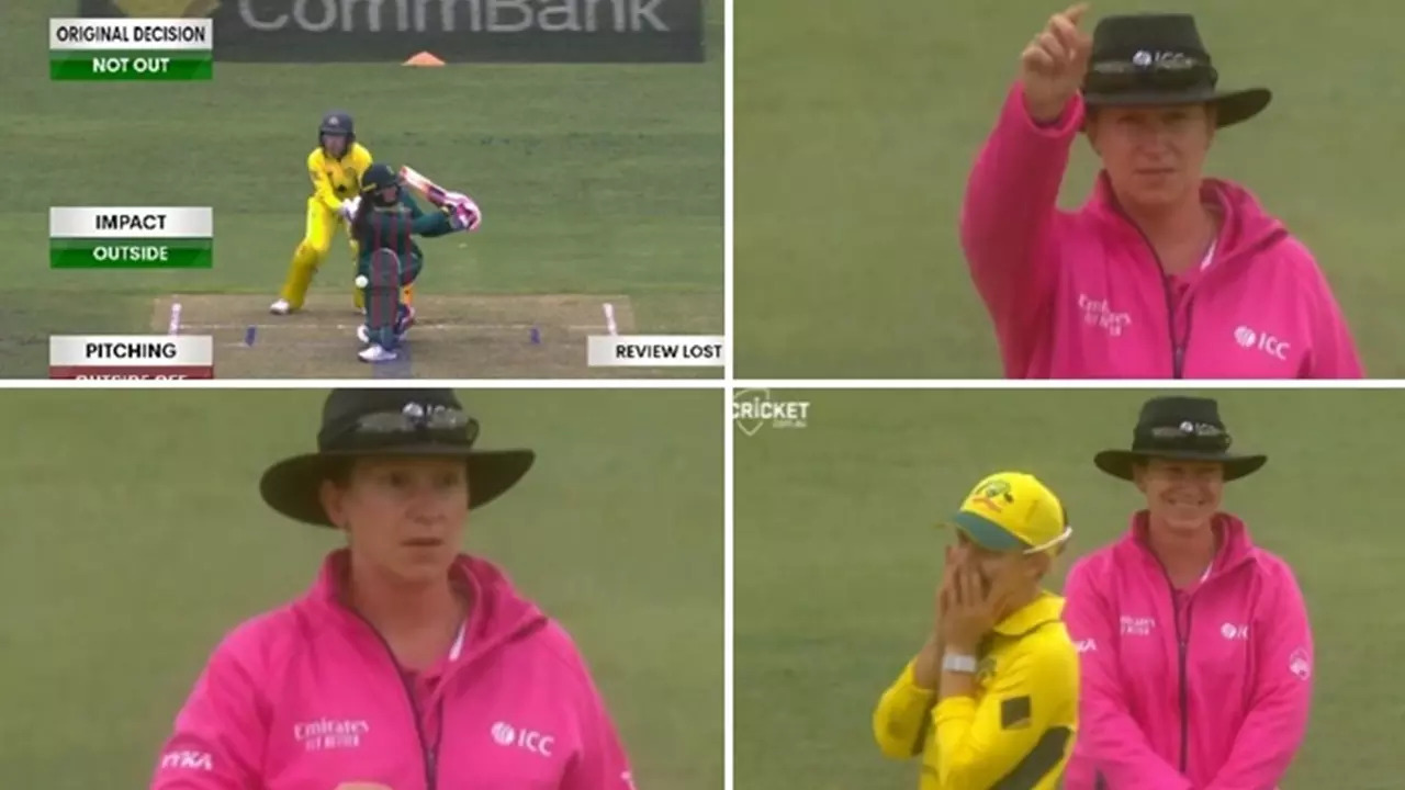 What A Blunder: Watch Umpire Gives Out After 3rd umpire Says Not Out ...