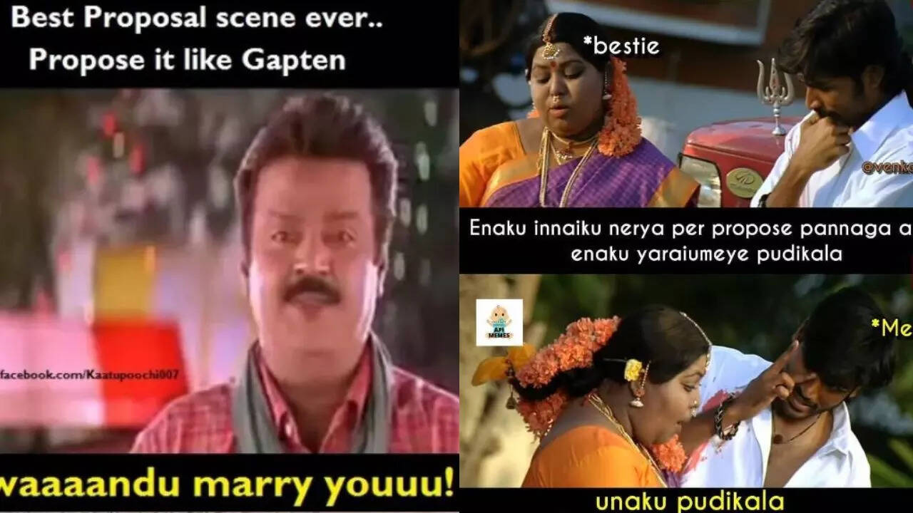 Propose day Memes: உனக்கு யாருடா பிரபோஸ் பண்ண வருவா..!... யாரையாவது ...