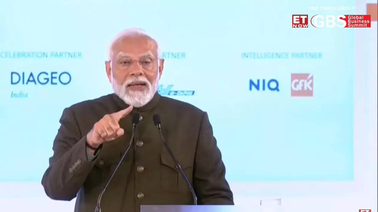 et now global business summit 2024 pm modi speech highlighted points - तिसऱ्या कार्यकाळात मोठे ...