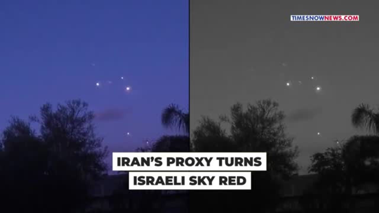 Watch Hezbollah's Katyusha Rockets Rain Hellfire, Turn Sky Red | IDF ...