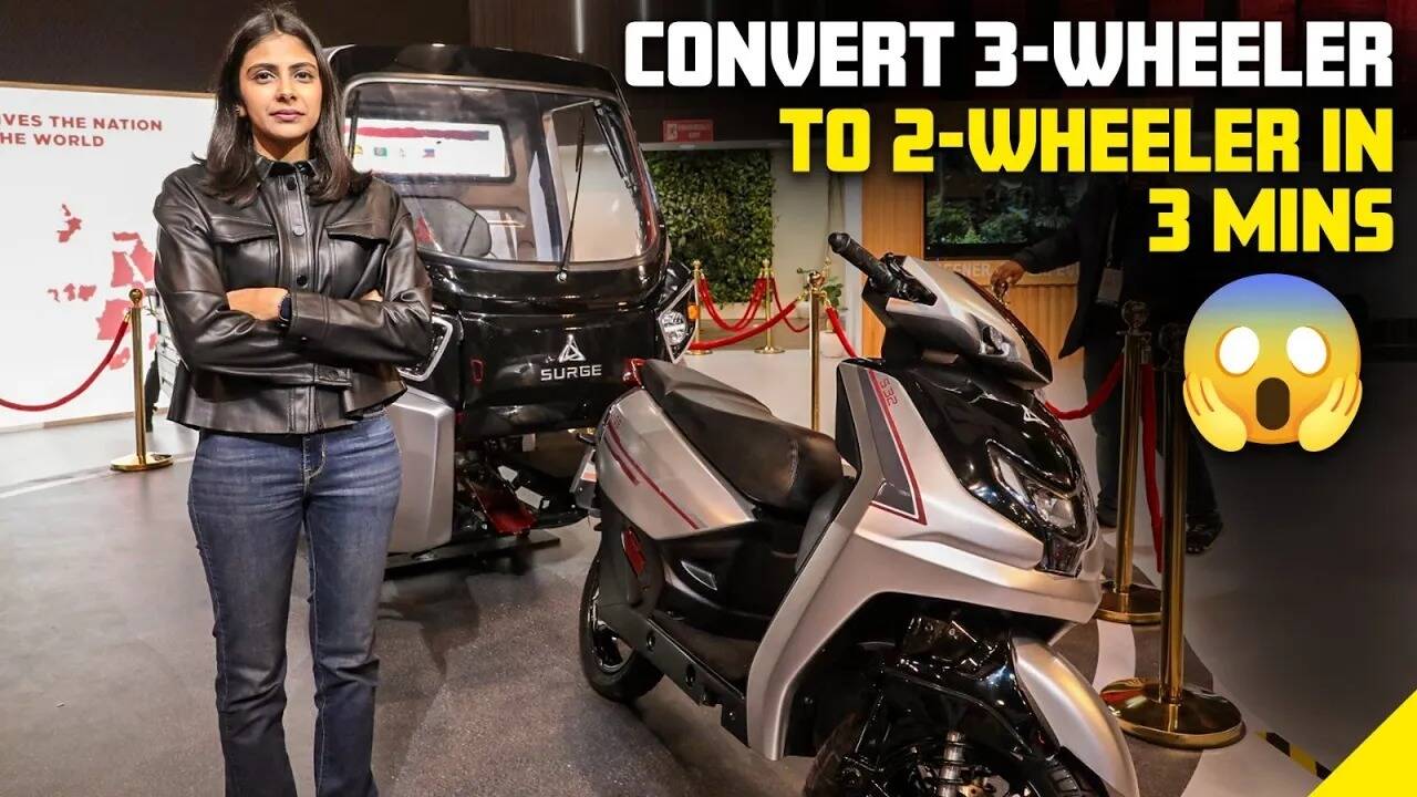 Hero Surge E32: Convertible Electric Hybrid 3-Wheeler Unveiled! | Looks ...