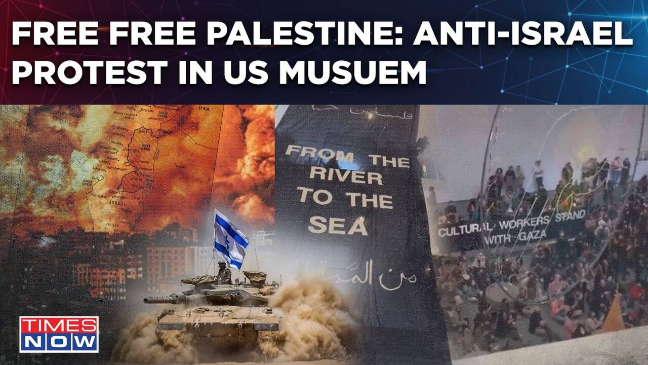 Pro-Palestinians Slogans Raised After Protestors Enter New York Museum ...