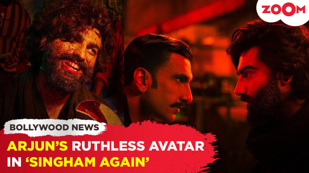 Arjun Kapoor’s VILLAINOUS look in ‘Singham Again’ opposite Ranveer ...
