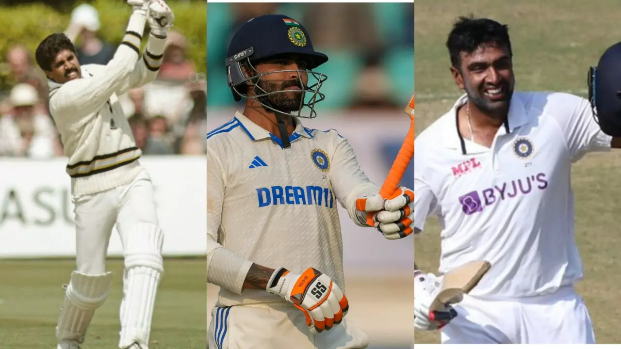 Ravindra Jadeja Joins Kapil Dev, R Ashwin In Elite List; Becomes 3rd Indian To Score 3000 Runs ...