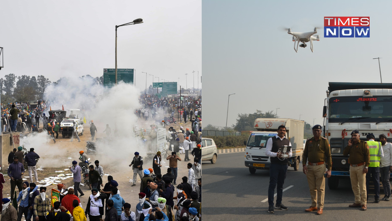 Amnesty International Slams Haryana Police For Using Tear Gas Drones To ...