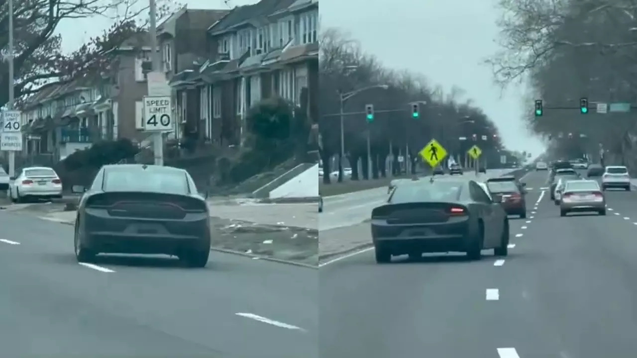 Viral Video Shows Man Driving His Car ‘Sideways’ | Times Now