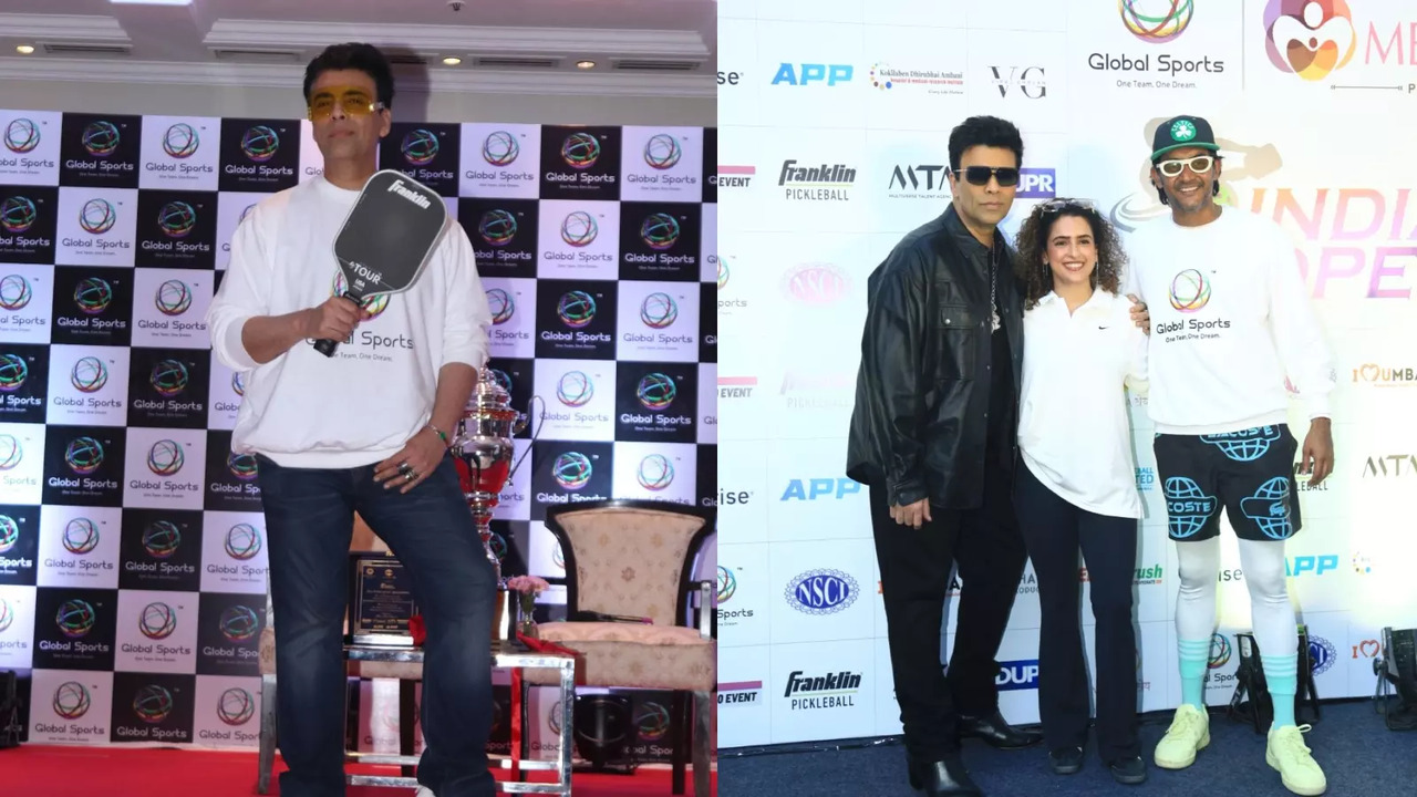Karan Johar, Sanya Malhotra, Shashank Khaitan Attend Indian Open Pickleball Tournament 2024. See ...