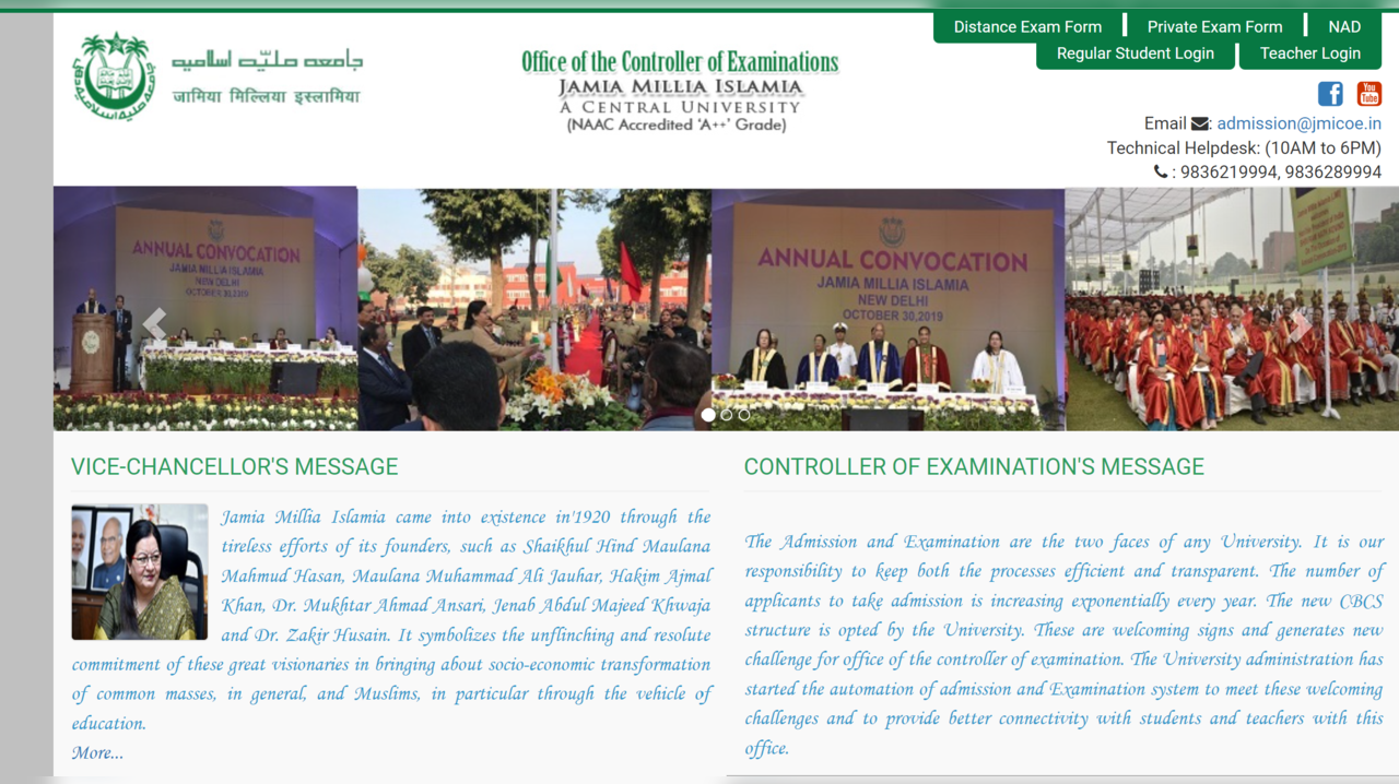 JMI Admission 2024: Registration Begins For UG, PG Courses at jmicoe.in ...