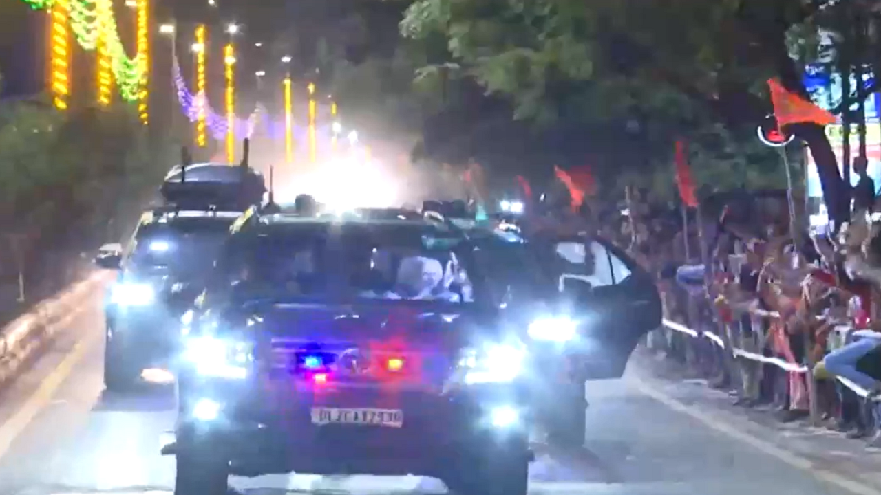 WATCH: PM Modi Holds Roadshow In Gujarat's Jamnagar | India News, Times Now